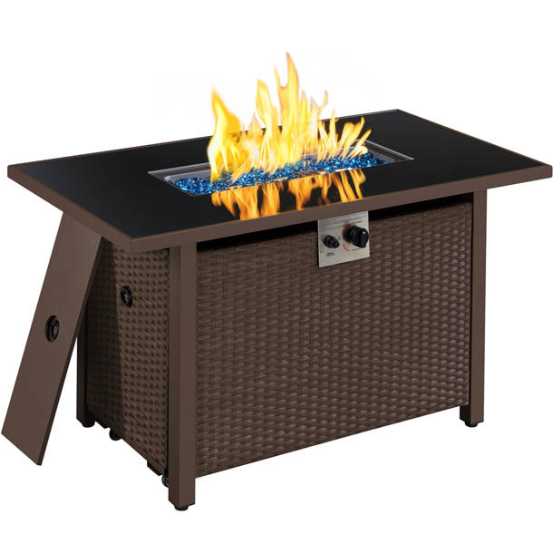 Margo Garden Products Dragon Glass Gold Reflective Fire Pit Glass & Reviews | Wayfair